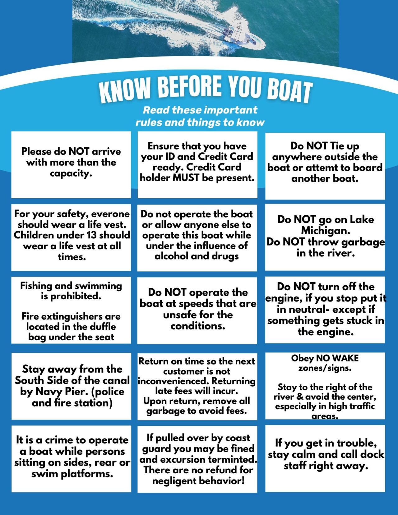 Before You Board